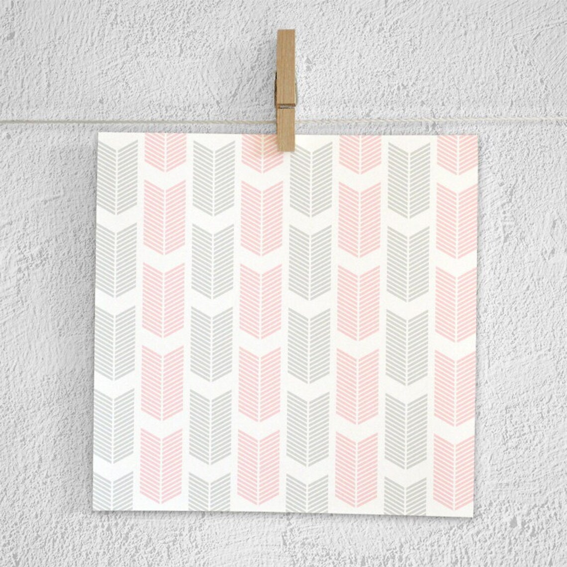 Grey and Pink Arrow Digital Paper Scrapbook Paper - Etsy