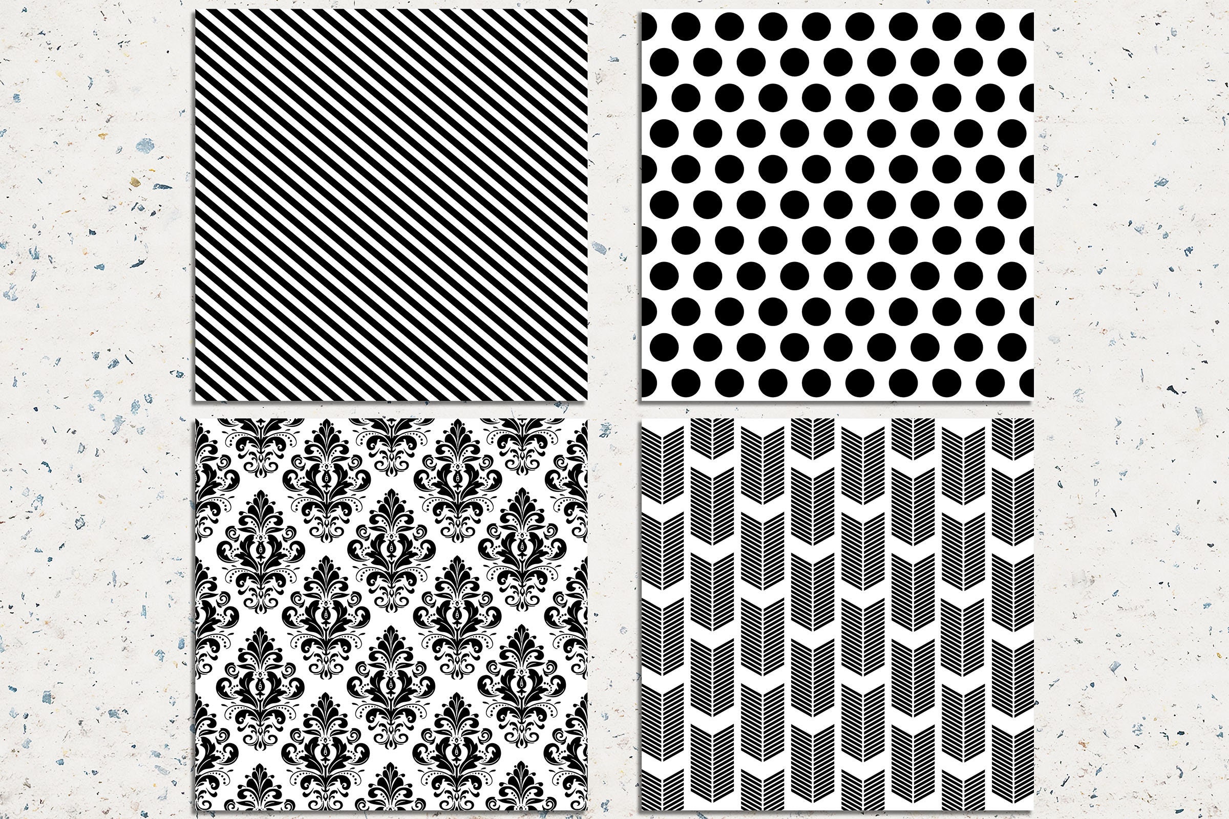 Black and White SVG Patterns Minimal Digital Paper Vector - Etsy