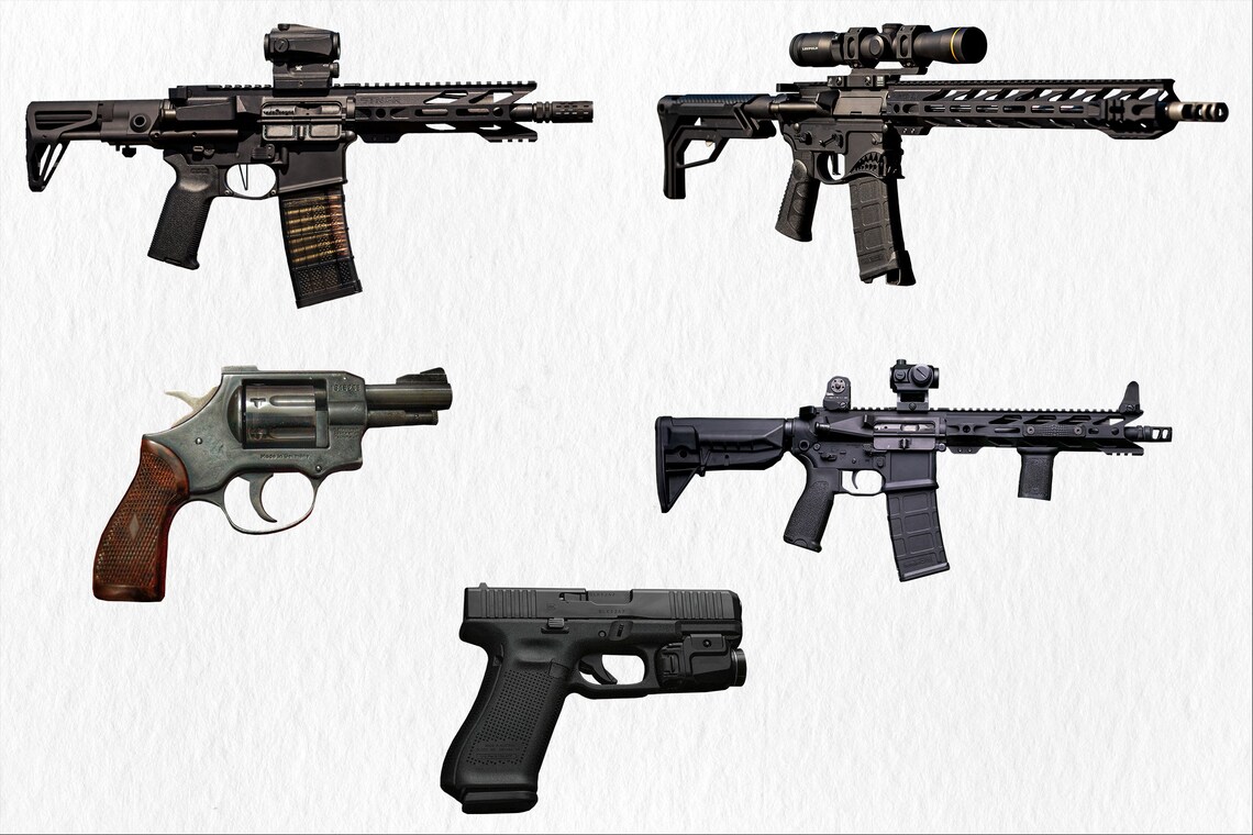 Gun Weapons Overlays Military Clipart Guns Design Photoshop - Etsy