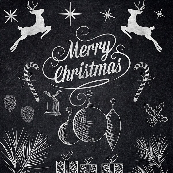 Christmas Chalkboard - Etsy