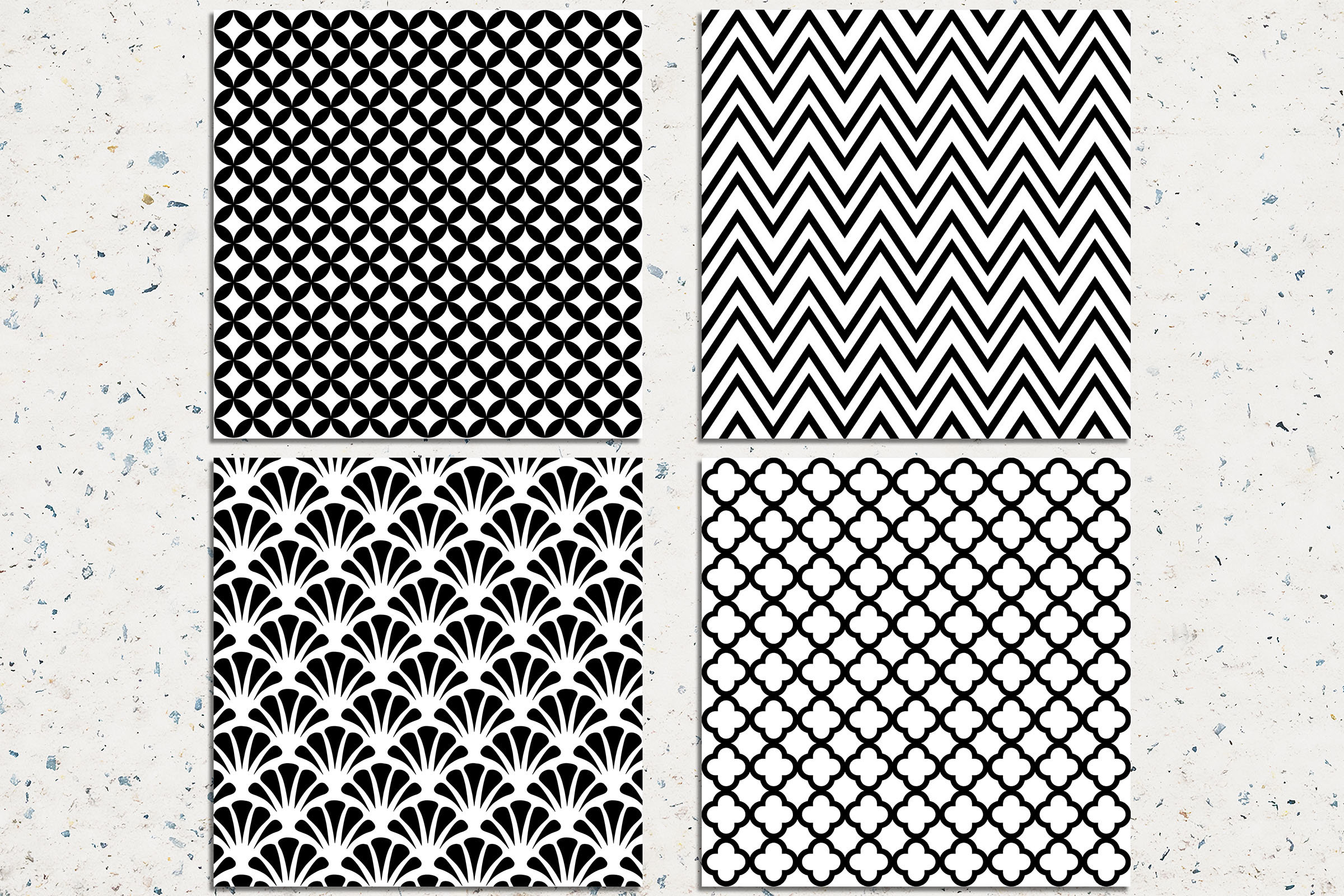 Black and White SVG Patterns Minimal Digital Paper Vector - Etsy