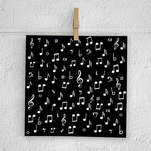 Sing It, Music Digital Paper, Music Sheet Paper, Musical Themed ...