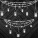 Hanging Lights With Mason Jars, Bokeh String Lights Clipart, Sparkle ...