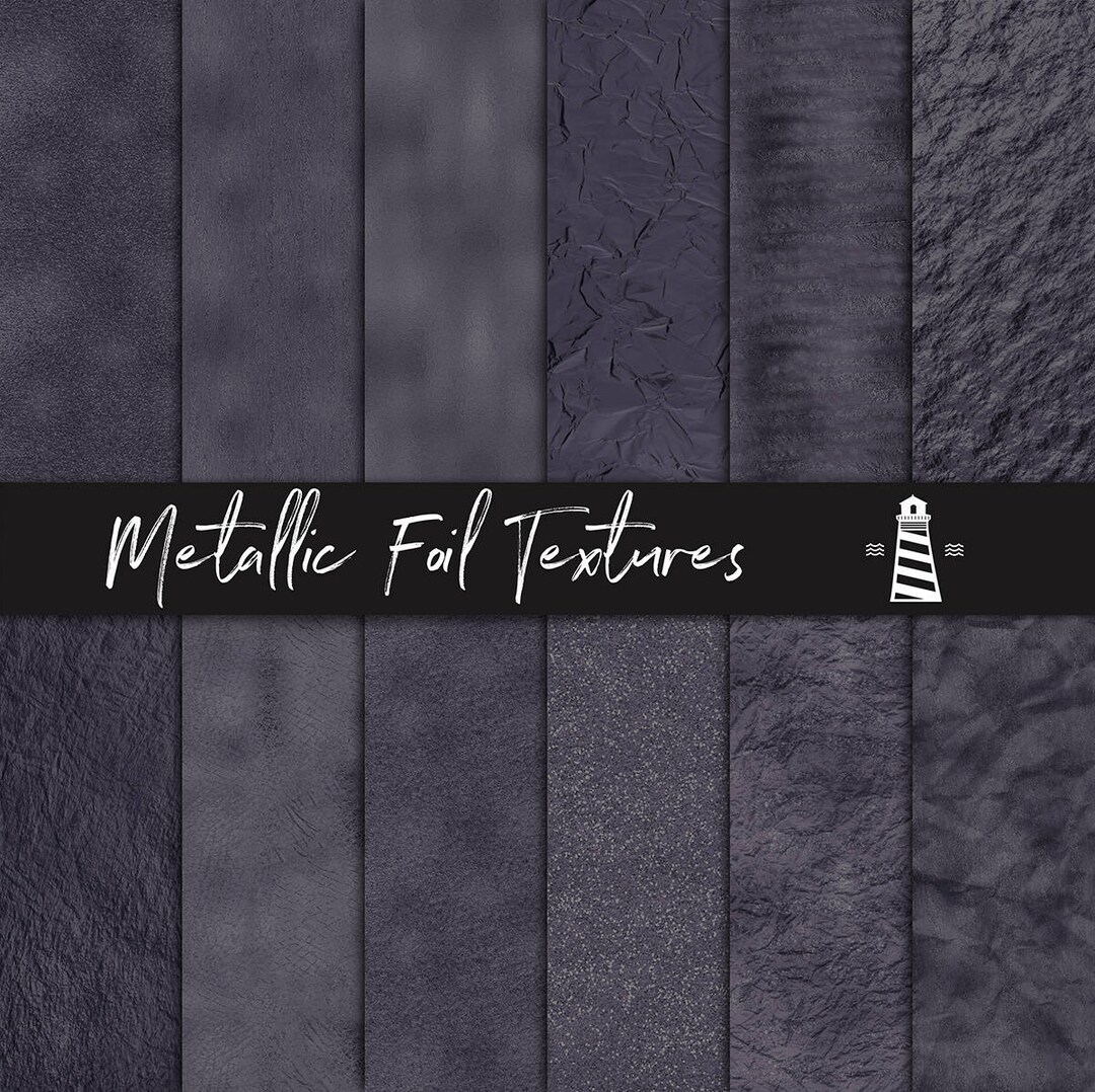 Graphite Metallic Foil Papers, Elegant Graphite Textures, Luxury ...