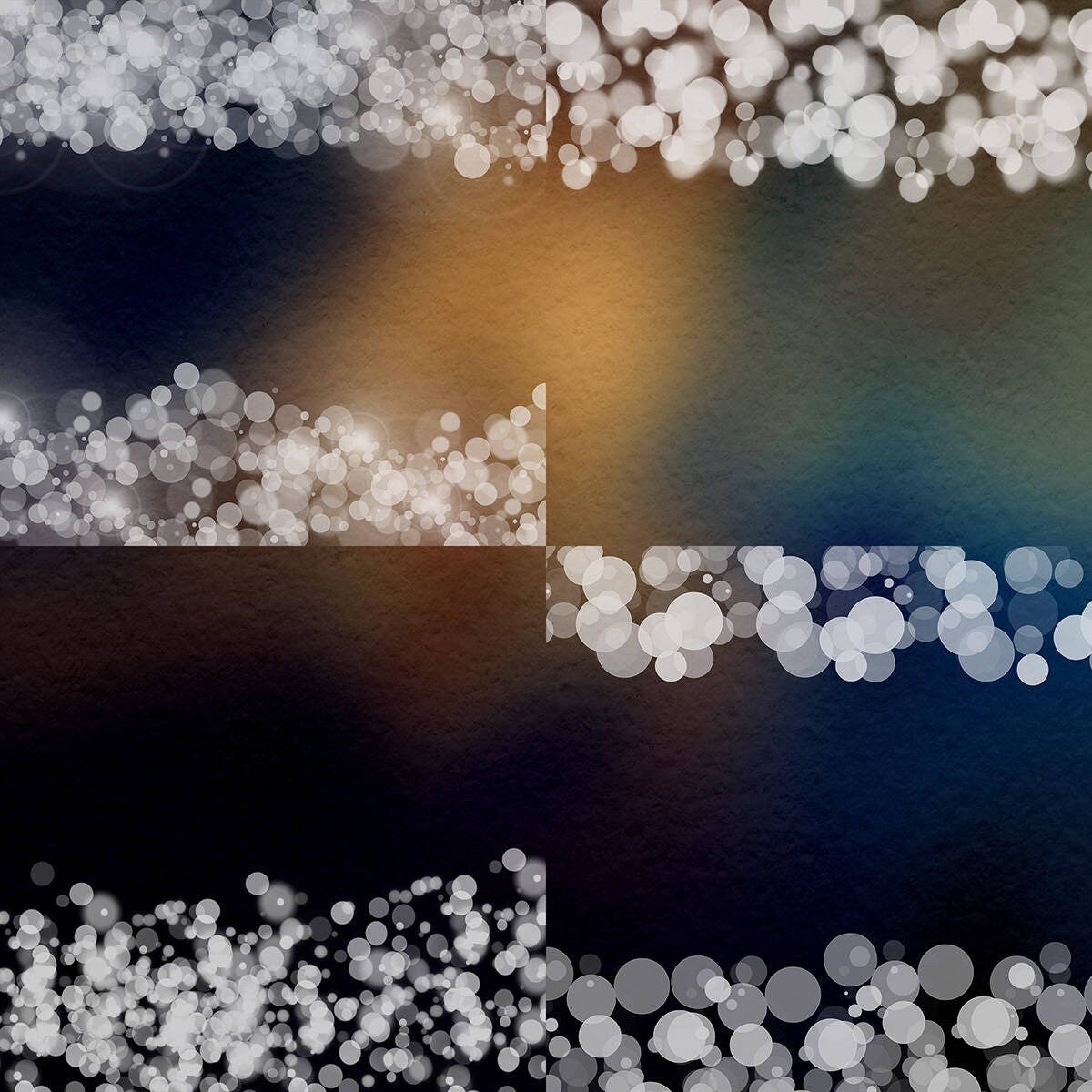 Bokeh Borders Clipart Bokeh Overlays Bokeh Confetti Blurred - Etsy ...