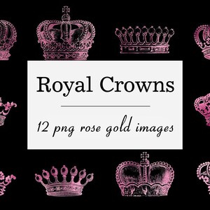 Rose Crown Clipart, Rose Gold Crown Images, King Crown, Queen Crown ...