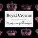 Rose Crown Clipart Rose Gold Crown Images King Crown Queen - Etsy