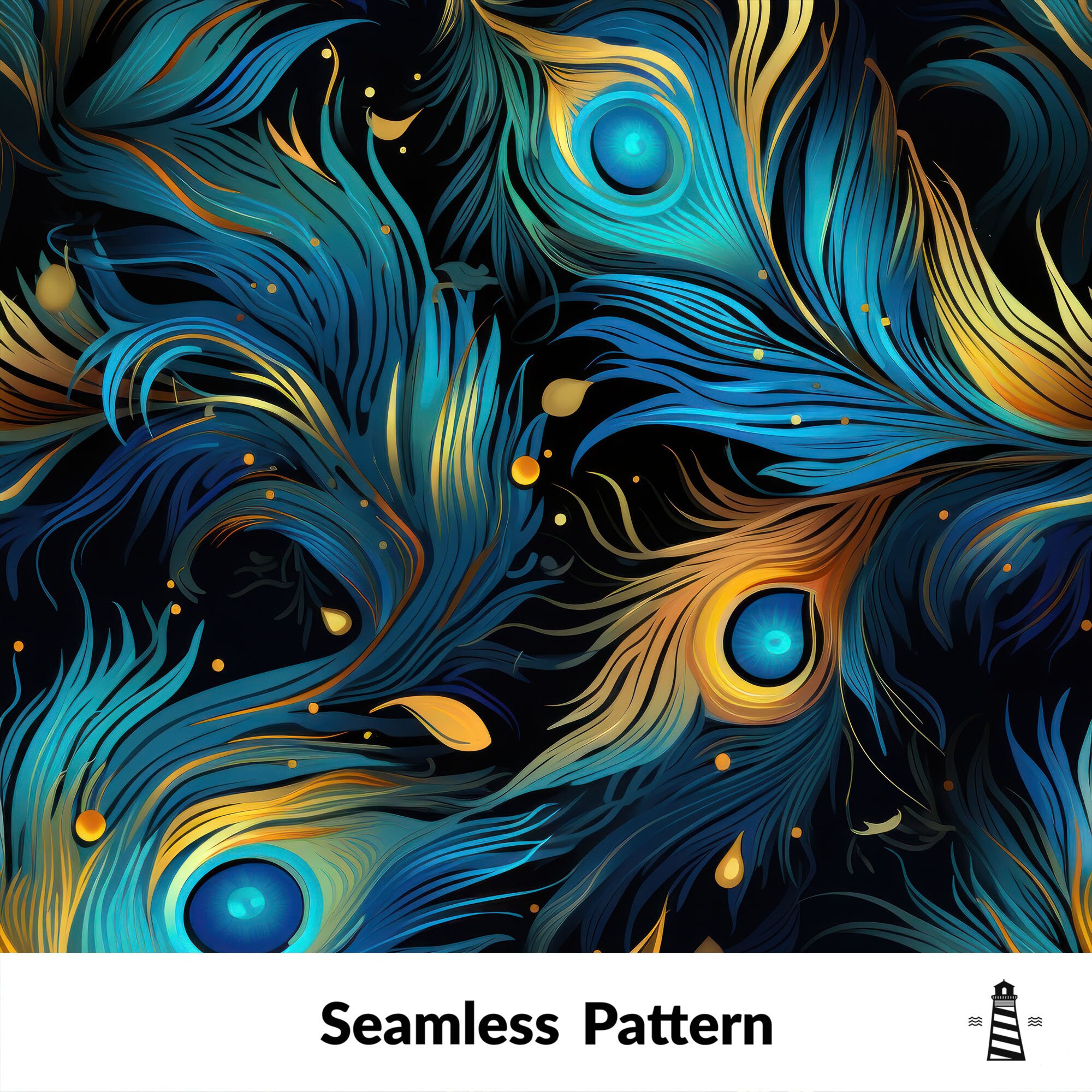Peacock Feathers Pattern