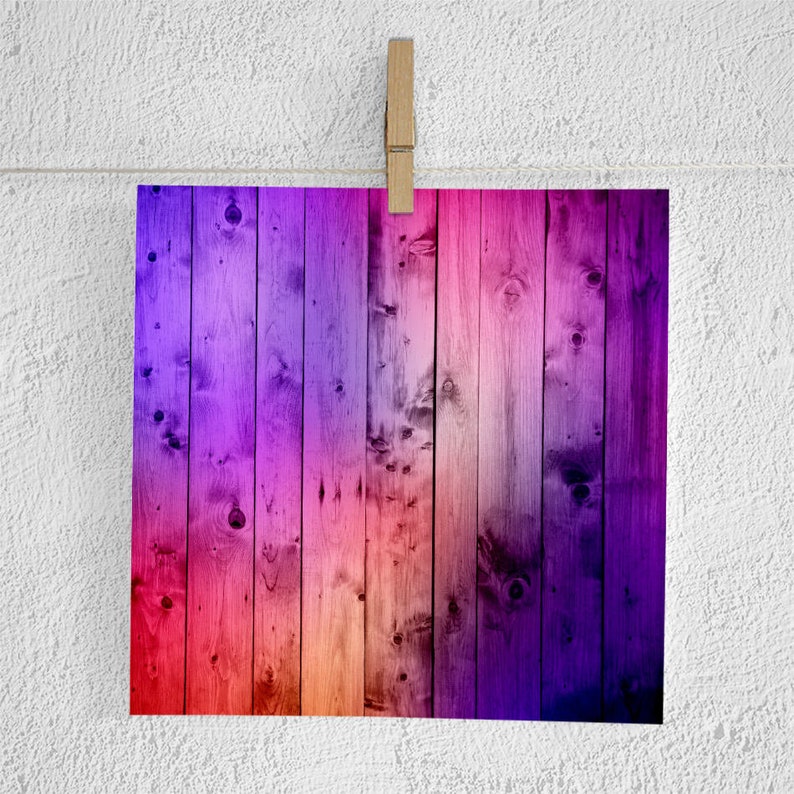 Rainbow Wood Digital Paper Wood Texture Paper Rainbow Wood - Etsy