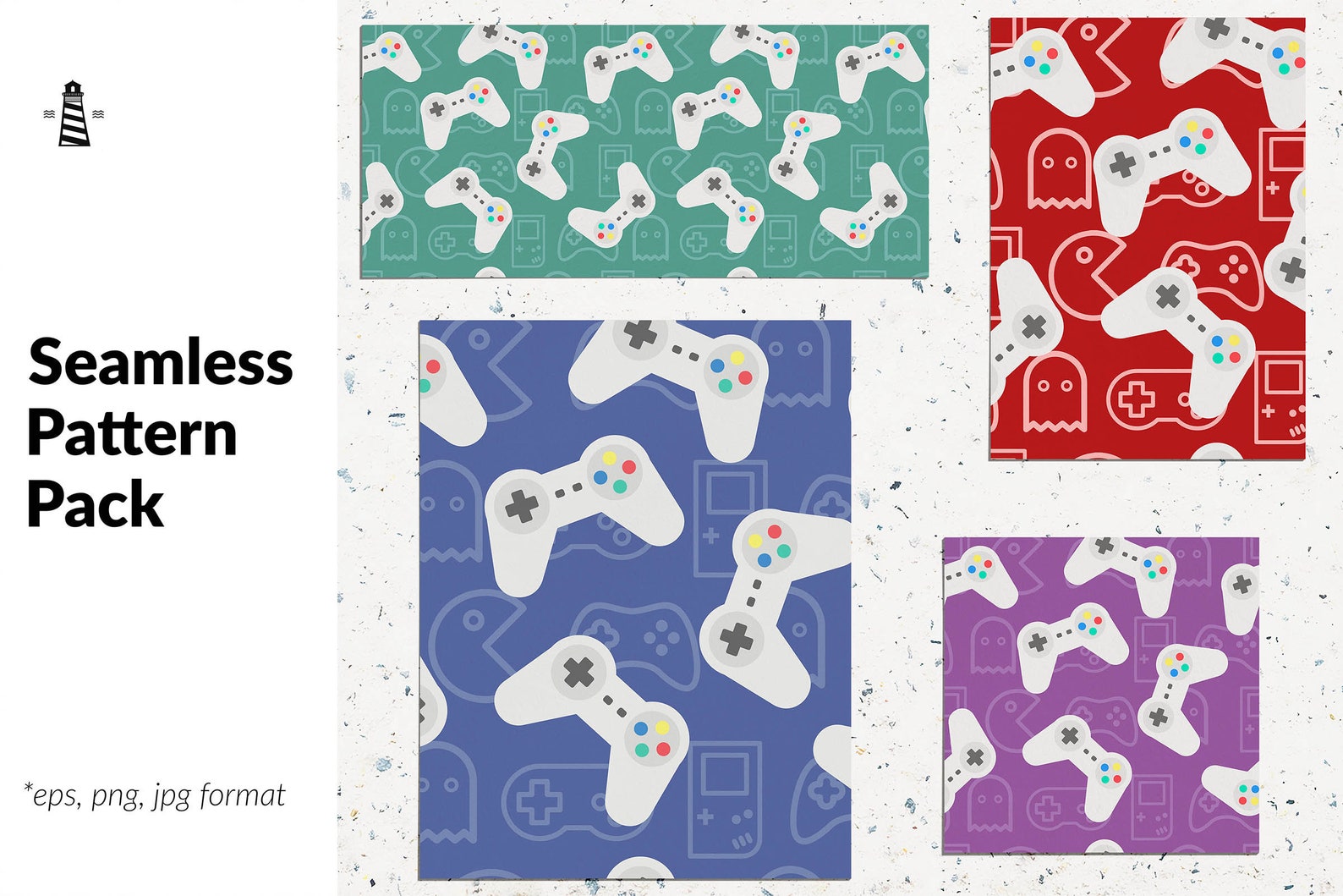 Video Game Controller Digital Paper Tumbler Designs Joystick | Etsy