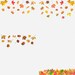 Watercolor Leaves Clipart, Leaf Borders, Watercolor Fall Overlays ...