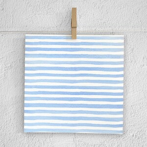 Bold Line, Watercolor Stripes Digital Paper, Watercolor Backgrounds ...