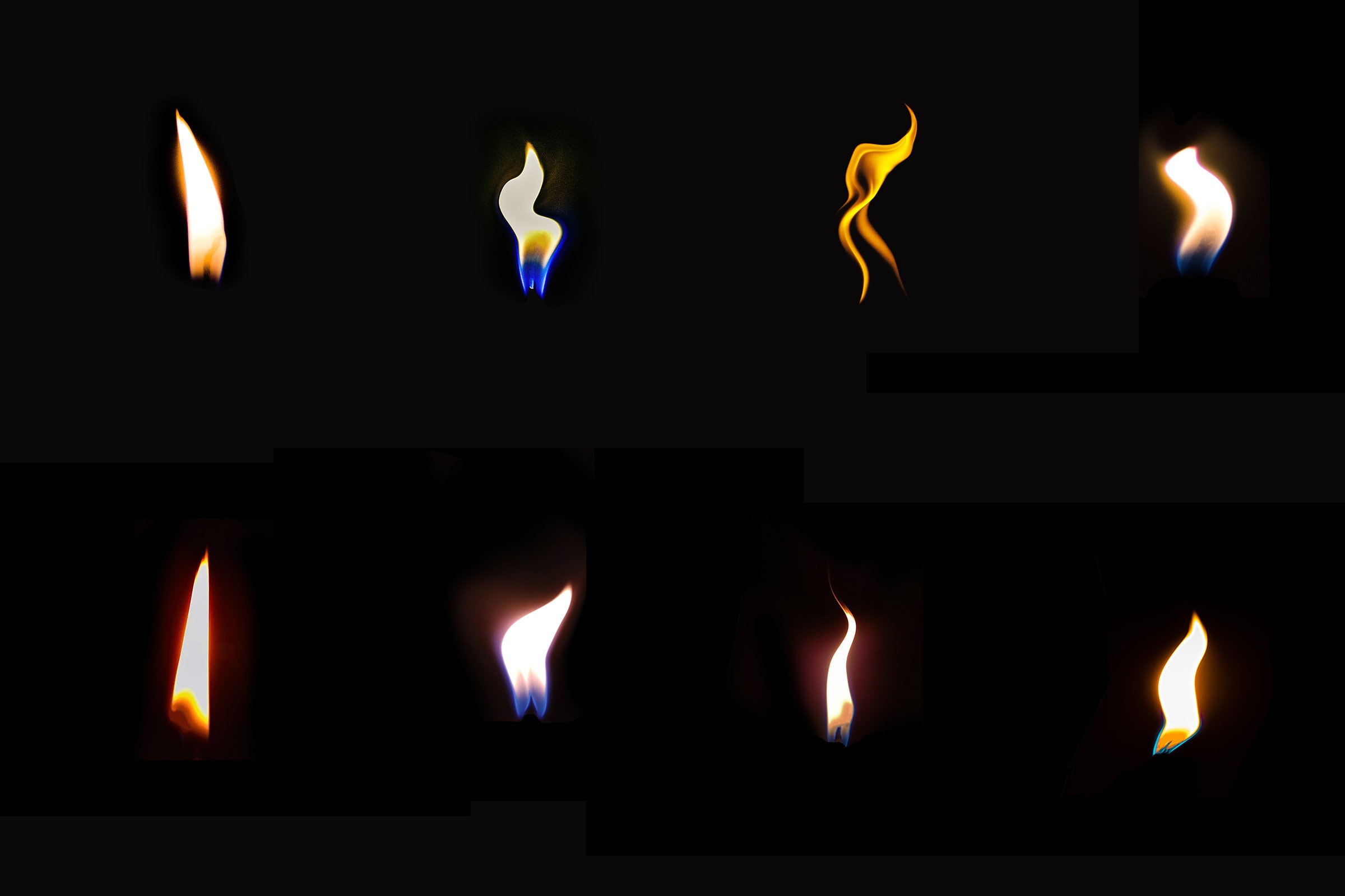 Candle Flame Overlays, Candle Light Photo Overlays, Light for Photoshop ...