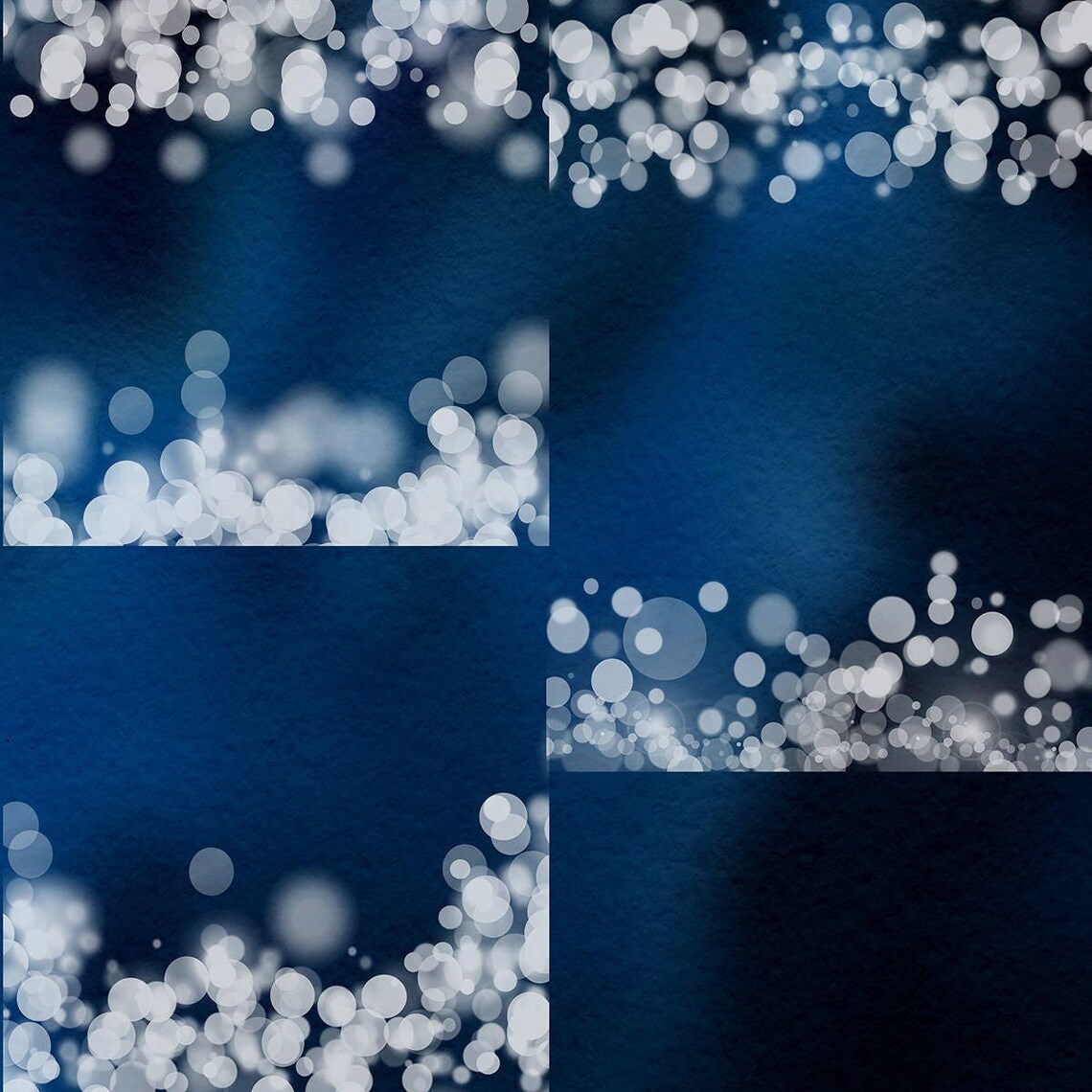 Bokeh Borders Clipart Bokeh Overlays Bokeh Confetti Blurred - Etsy