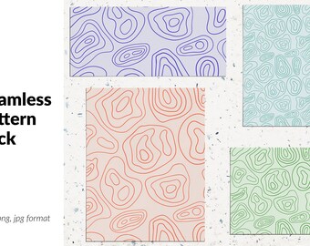 Topographic Map White View Fabric Topographic Map Seamless Pattern by ...