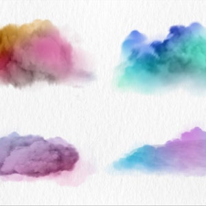Dream Clouds Overlays in PNG Format Photoshop Overlays - Etsy