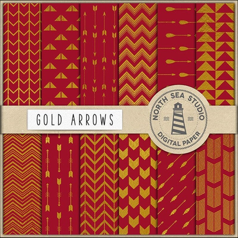 Gold Arrow - Etsy