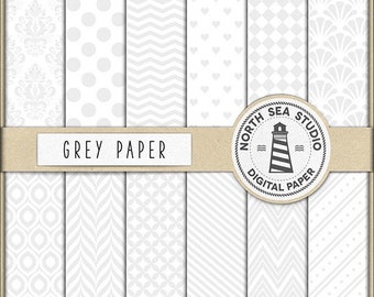 Cool Grey Cardstock Paper Light Gray Paper - Etsy