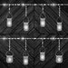 Hanging Lights With Mason Jars, Bokeh String Lights Clipart, Sparkle ...