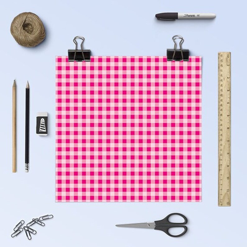 Picnic Digital Paper Gingham Digital Paper Gingham Paper Checked ...