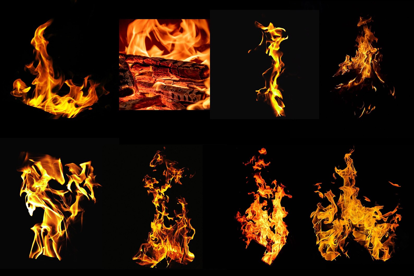 Fire Photography Overlays, Fire Sparks Photo Overlays, Bonfire Photos ...