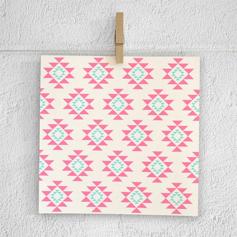 Native American Aztec Digital Paper Tribal Backgrounds - Etsy