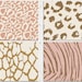 Animal Print Digital Paper, Boho Animal Patterns, Leopard, Giraffe ...