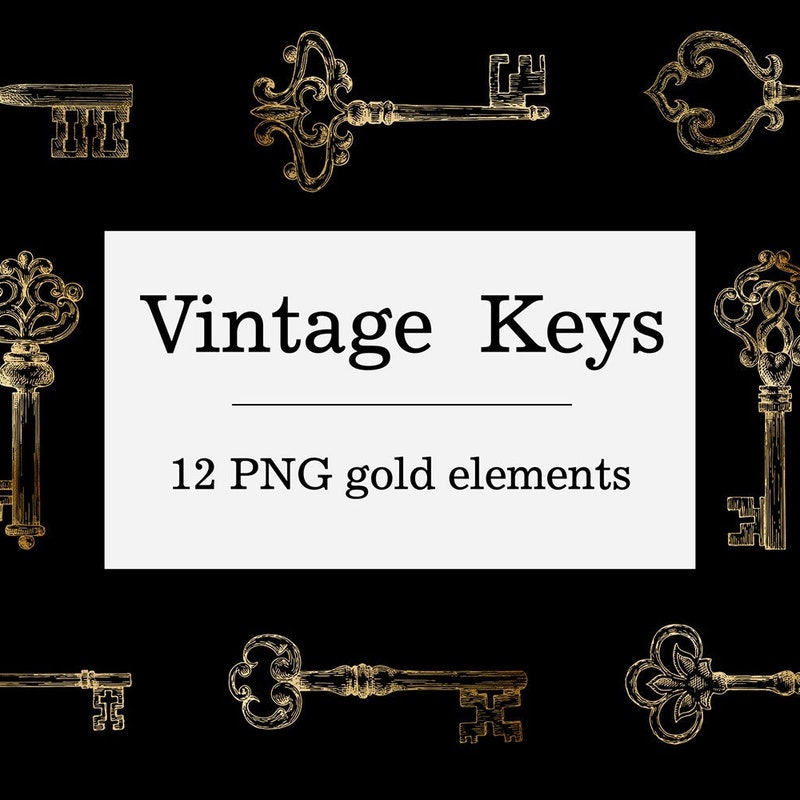 Antique Keys - Etsy