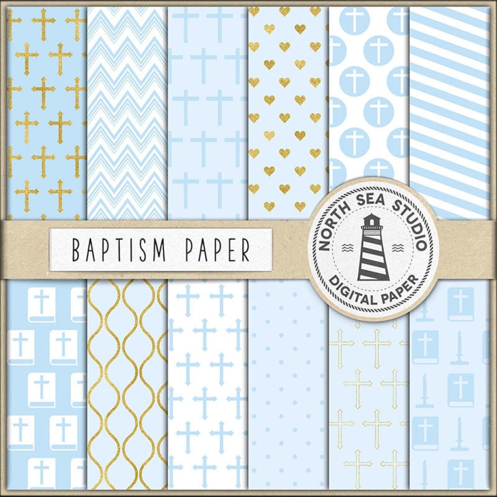 Child of God, Baptism Digital Paper, First Communion Paper, Holy Cross ...