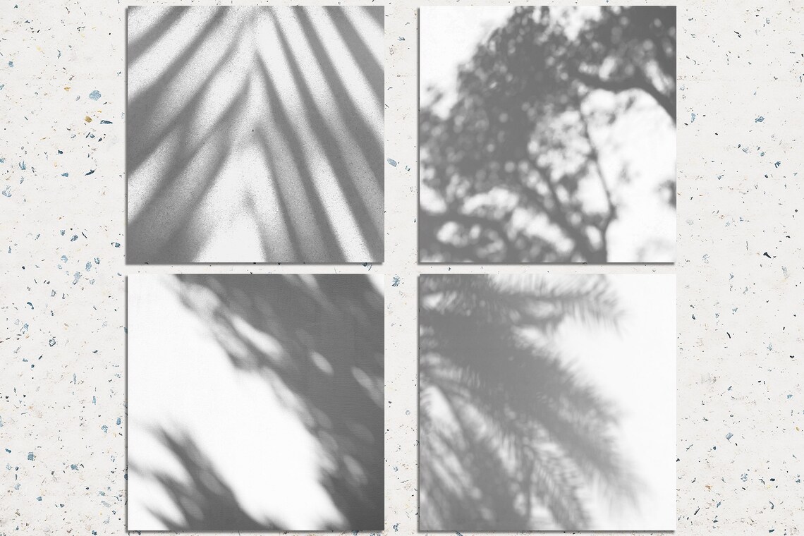 Plant Shadow Overlays Leafy Shadows Digital Paper Photo - Etsy