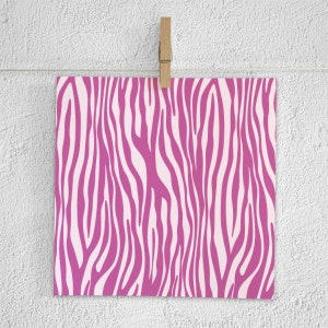 Colorful Zebra Digital Paper Pack | Scrapbook Paper | Printable ...
