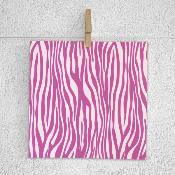 Colorful Zebra Digital Paper Pack | Scrapbook Paper | Printable ...