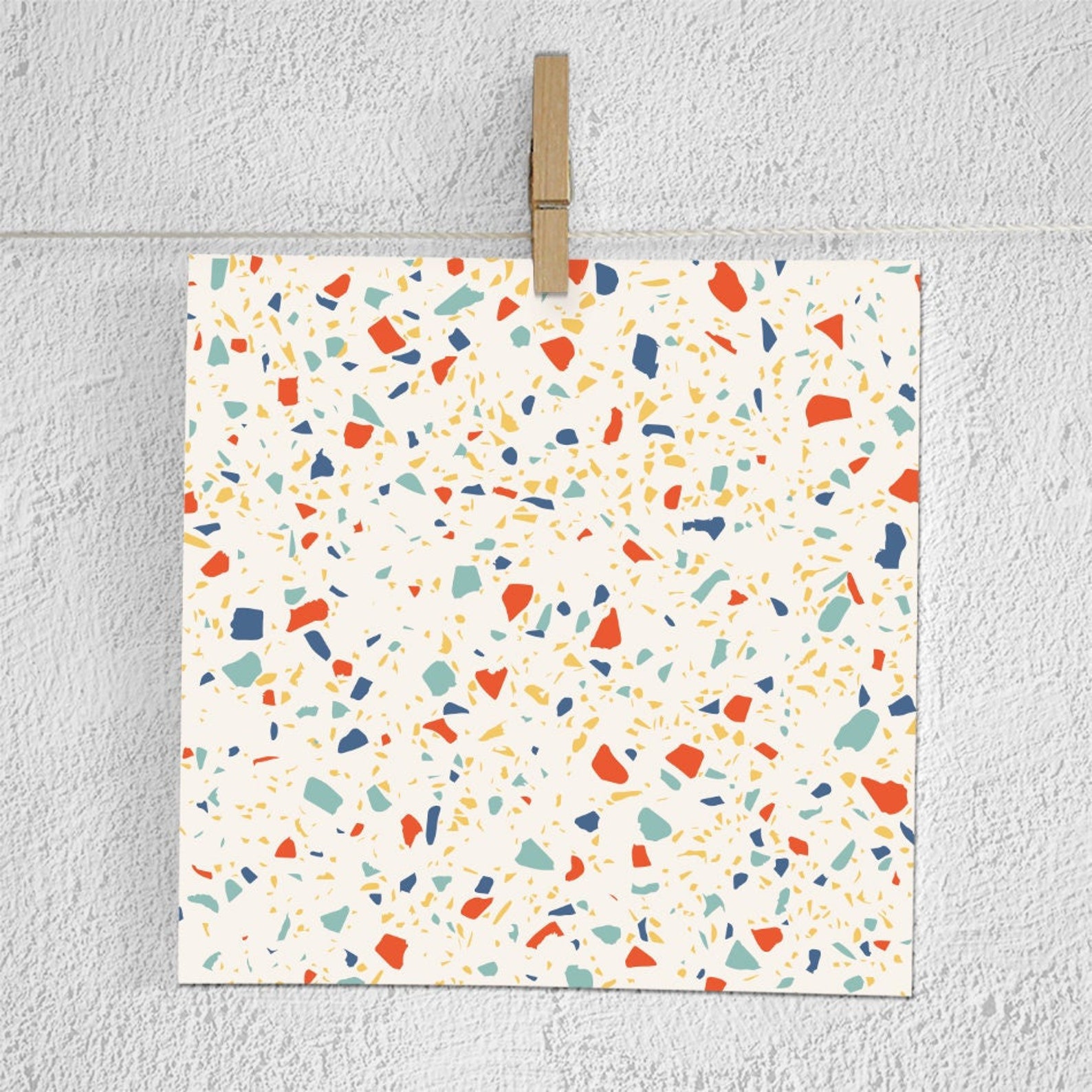 Terrazzo Texture Pack, Terrazzo Digital Paper, Colorful Mosaic ...