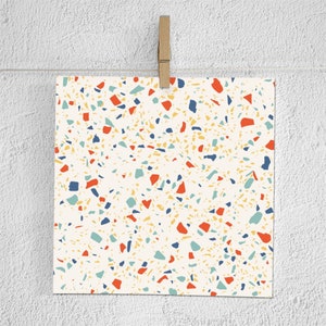 Terrazzo Texture Pack, Terrazzo Digital Paper, Colorful Mosaic ...