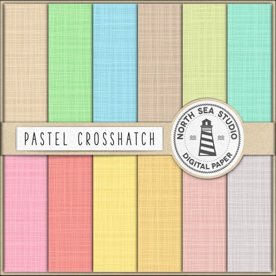 Crosshatch Digital Paper Pastel Crosshatch Paper Crosshatch - Etsy