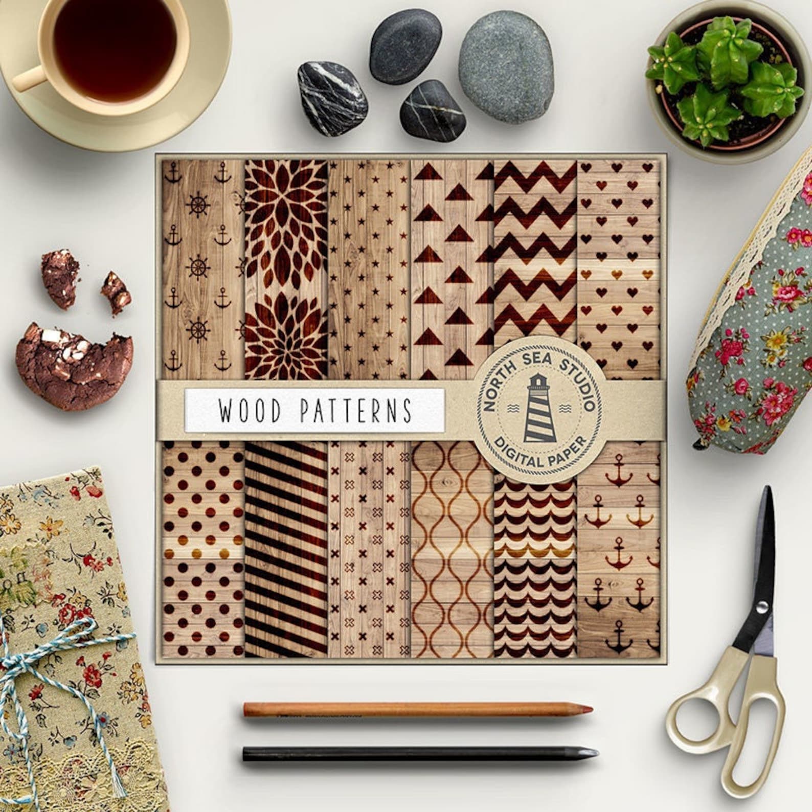 Wood Digital Paper Wood Burning Patterns Woodburning - Etsy