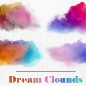 Dream Clouds Overlays in PNG Format Photoshop Overlays - Etsy