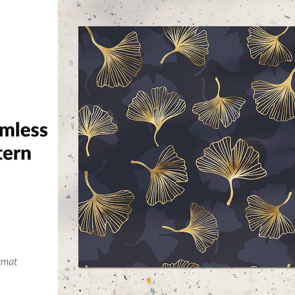 Ginkgo Leaf Fabric - Etsy