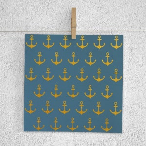 Anchors Digital Paper Gold Anchor Pattern Printable Backgrounds 12 Jpg ...