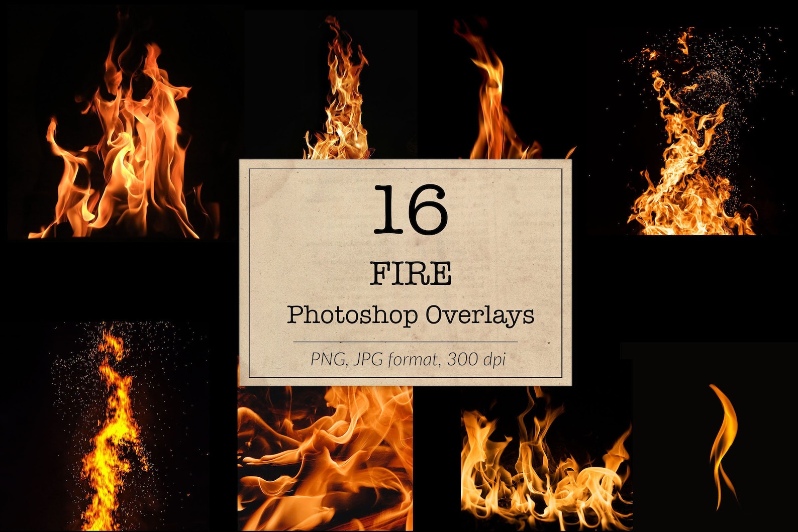 Fire Photography Overlays, Fire Sparks Photo Overlays, Bonfire Photos ...