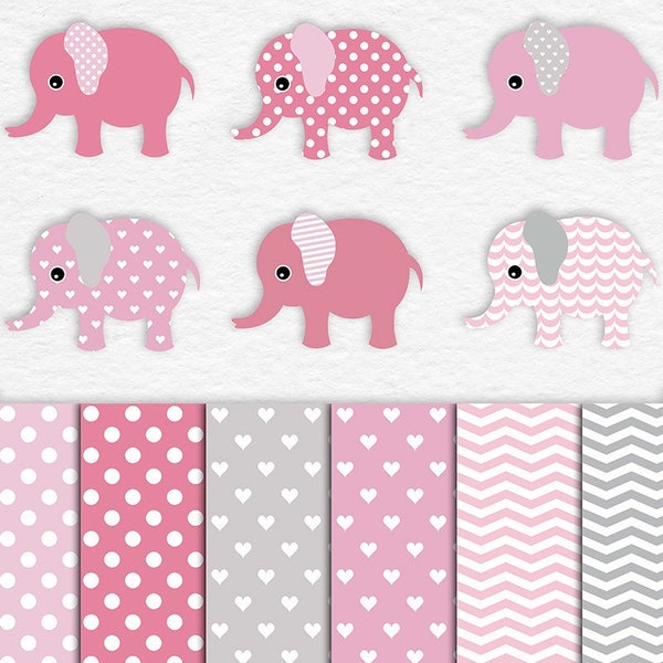 Chevron Elephant - Etsy