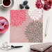 Dahlia Digital Paper Floral Paper Flower Patterns Digital Scrapbooking ...