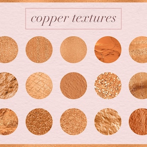 Luxury Copper Textures, Copper Digital Paper, Elegant Copper ...