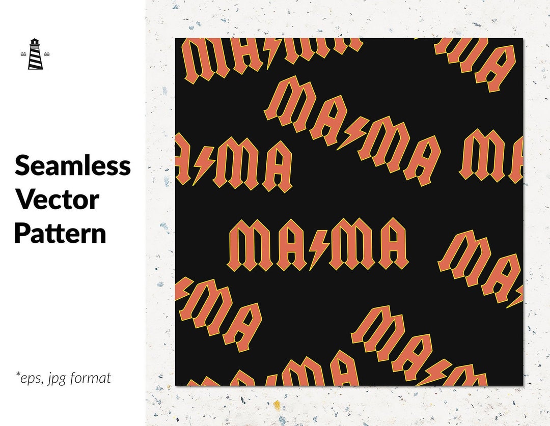 Mom Life Seamless Pattern, Mother Vector Background, Cool Mom Surface ...