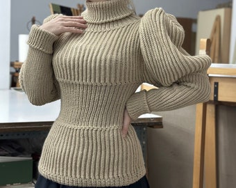 Custom 1897 Victorian Biking / Cycling Sweater Reproduction - Etsy