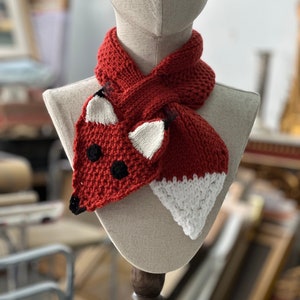 Handmade Fox Ascot Scarf - Cottagecore Fairecore Rennaisance Faire ...