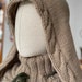 PATTERN Magical Hood SPANISH Sorcery Oatmeal Vegan Wool Witch Hat ...