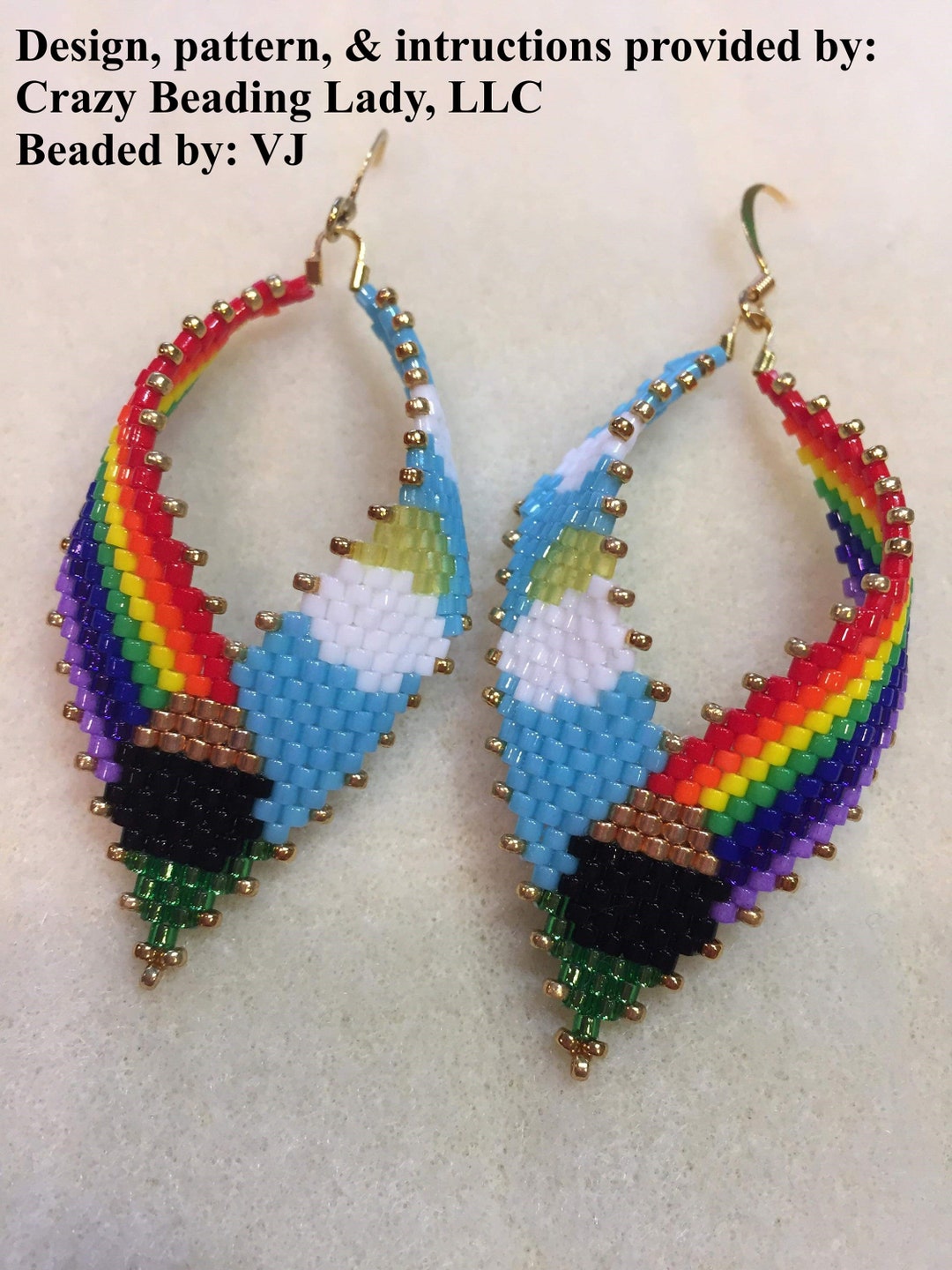 Over the Rainbow Russian Leaf - Etsy