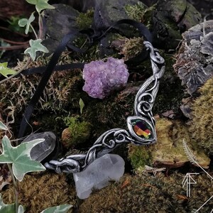 Elvish Crown, Silver Elven Circlet, Forest Goddess Headdress, Elven ...