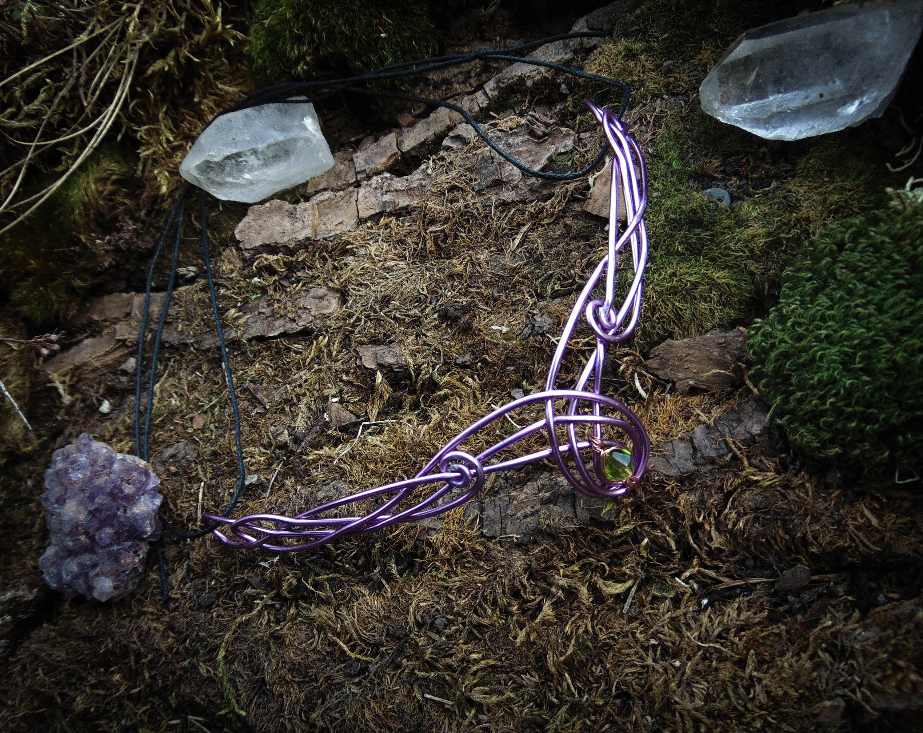 Elvish crown elven purple aluminium elven circlet elvish | Etsy